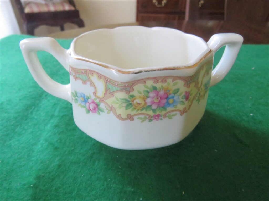 Mount Clemens Pottery Mini Creamer and Sugar Bowl Mildred Pattern ...